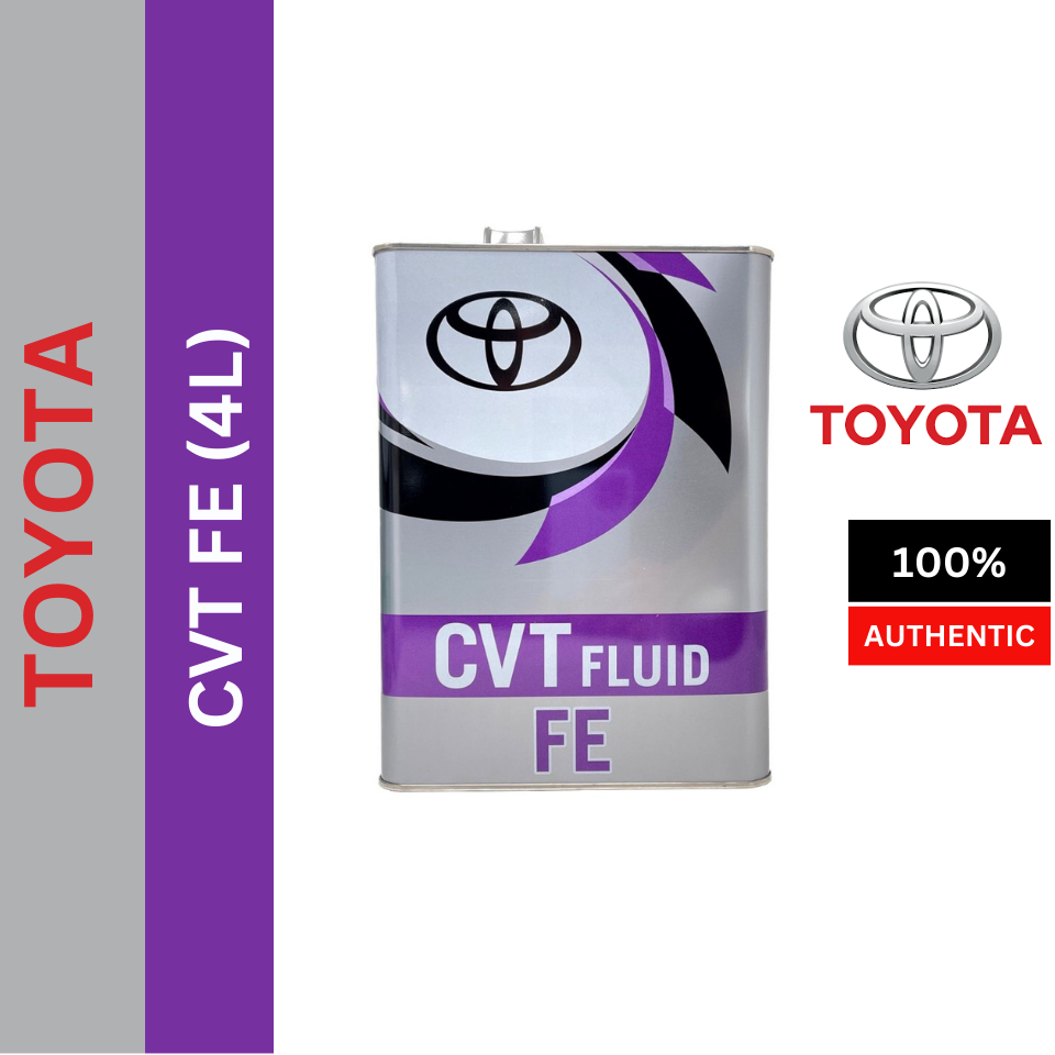 (ORIGINAL) 08886-02505 Toyota CVT fluid FE ATF gear oil (4 liter ...
