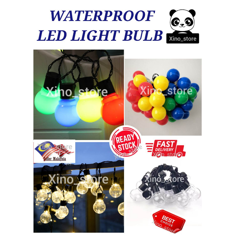 Lampu Raya AC240V Outdoor Waterproof G50 LED Light Bulb LED Colour Ping ...