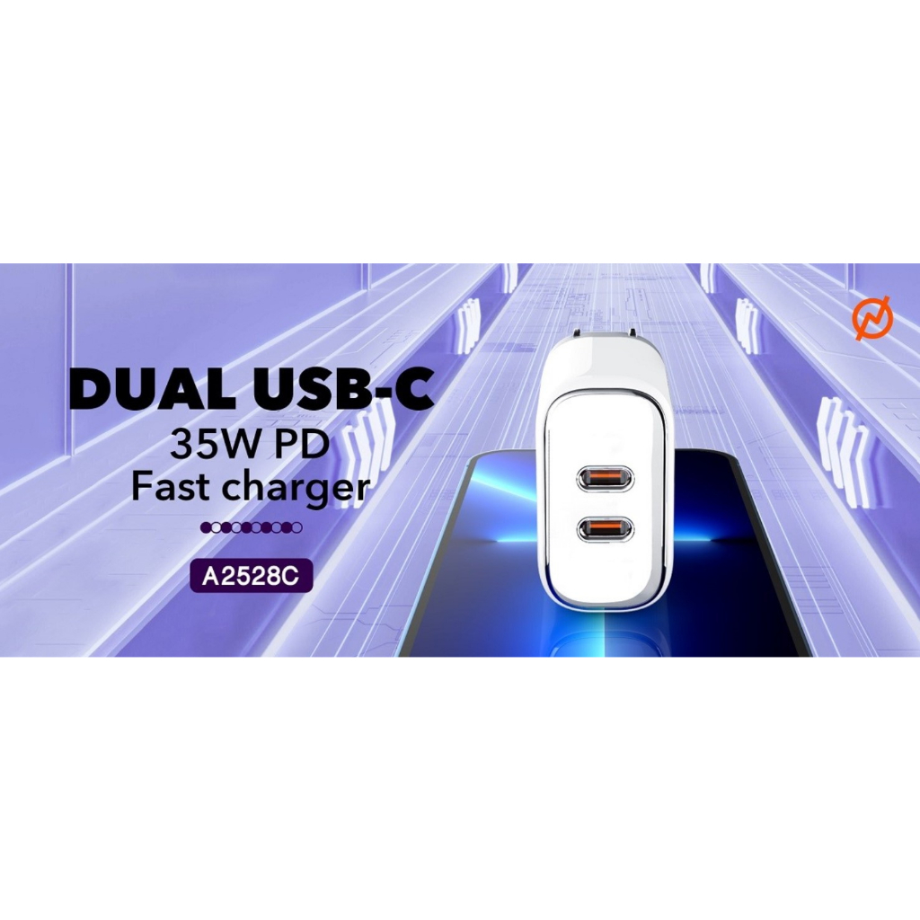 LDNIO A2528 (100% original) 35W Super Fast Charging Dual PD Charger ...