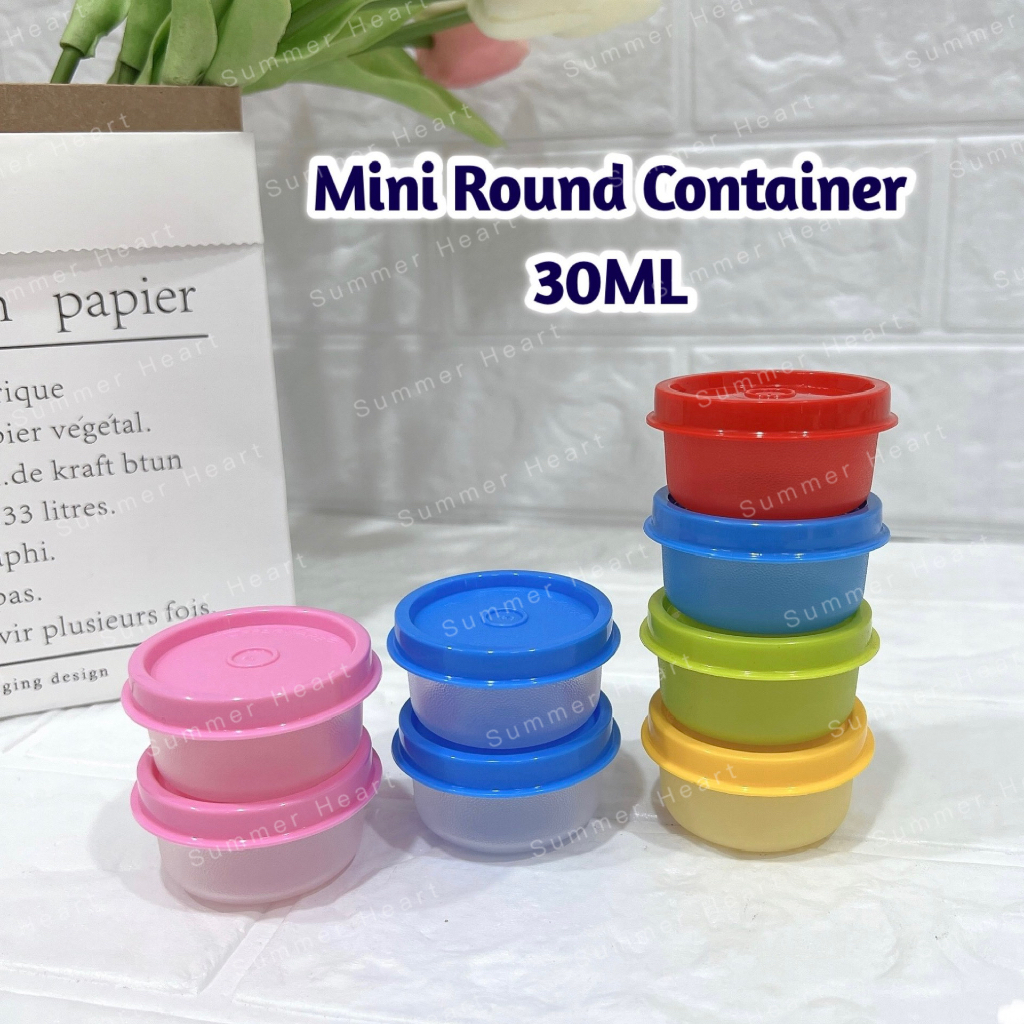 Tupperware Mini Round Container 30ml | Shopee Malaysia