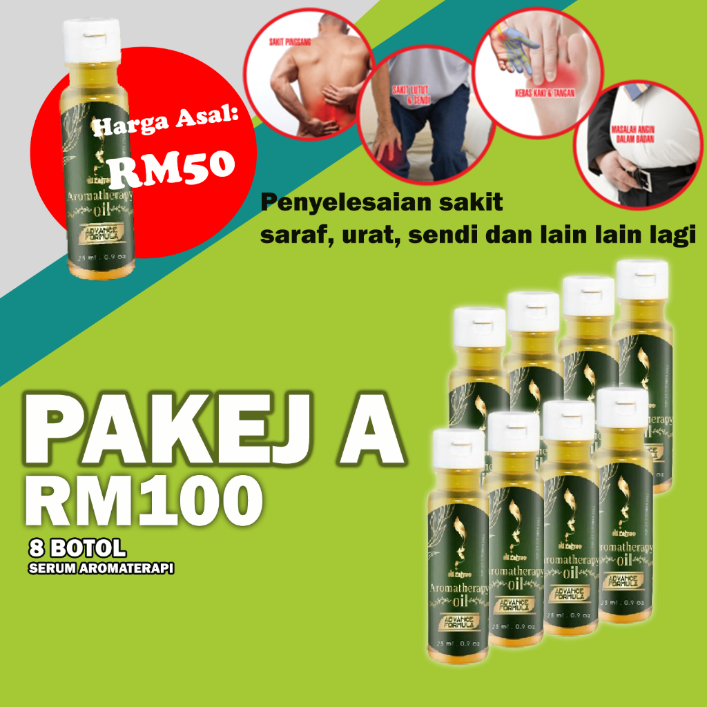 PAKEJ MINYAK AROMATERAPI ALI ZAHRAA - PAKEJ 8 BOTOL | Shopee Malaysia