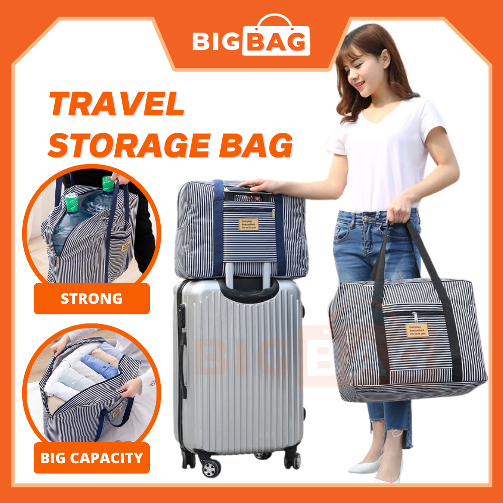 BIG BAG Bag Pakaian Travel Murah Foldable Bag Travel Bag Baju Besar Beg ...