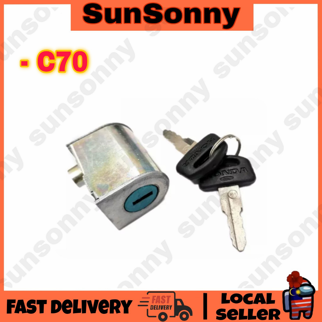 HONDA C70 C 70 HANDLE LOCK KUNCI LOCK HANDLE SET | Shopee Malaysia