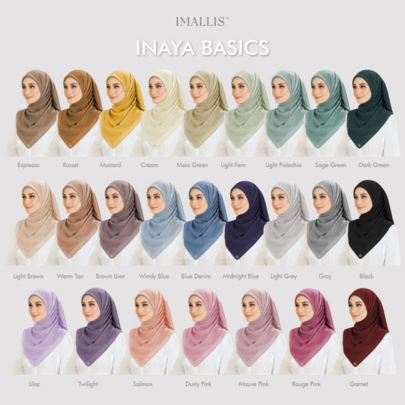 Imallis Tudung bawal plain premium cotton voile bidang 47 | Shopee Malaysia