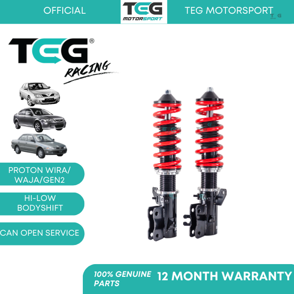 🔥BOLEH SERVICE🔥 Proton Wira/ Waja/ Gen2/ Persona TEG RACING Adjustable ...
