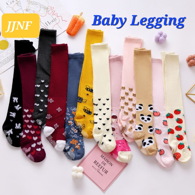 (Baby Legging) COTTON 0-6 month Pants Antislip Newborn Boy Girl Kids ...