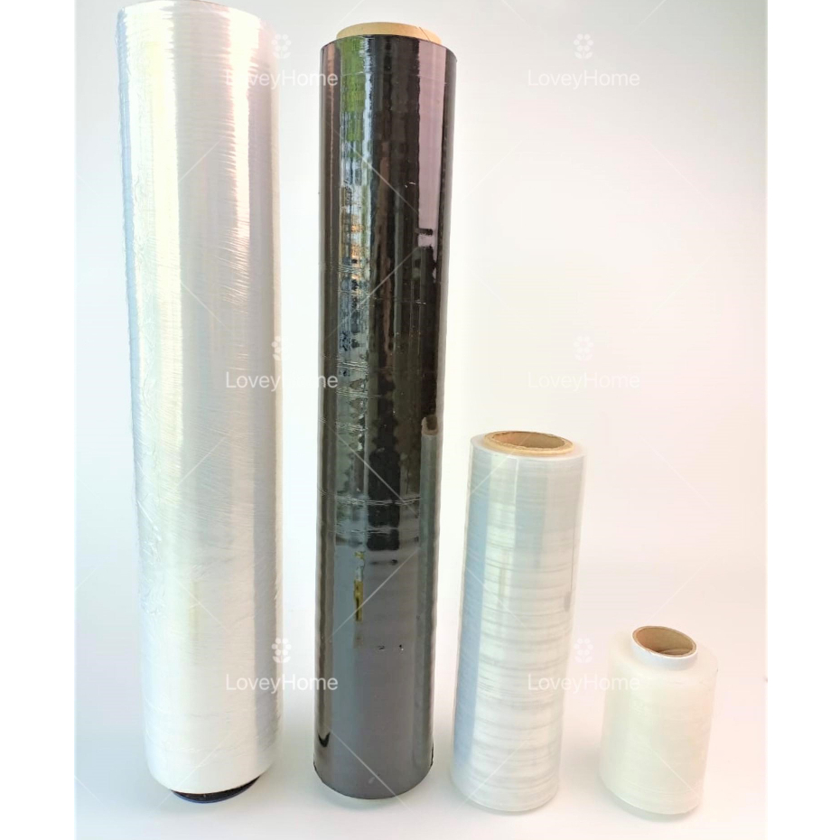 2.2kg Stretch Film Stretch Wrap for Parcel ( Clear / Black ) Wrapping ...
