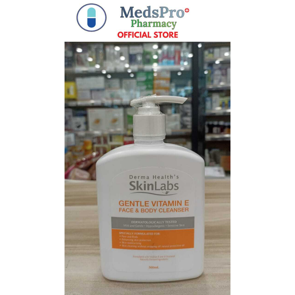 SKINLABS GENTLE VIT E FACE & BODY CLEANSER 500ML | Shopee Malaysia
