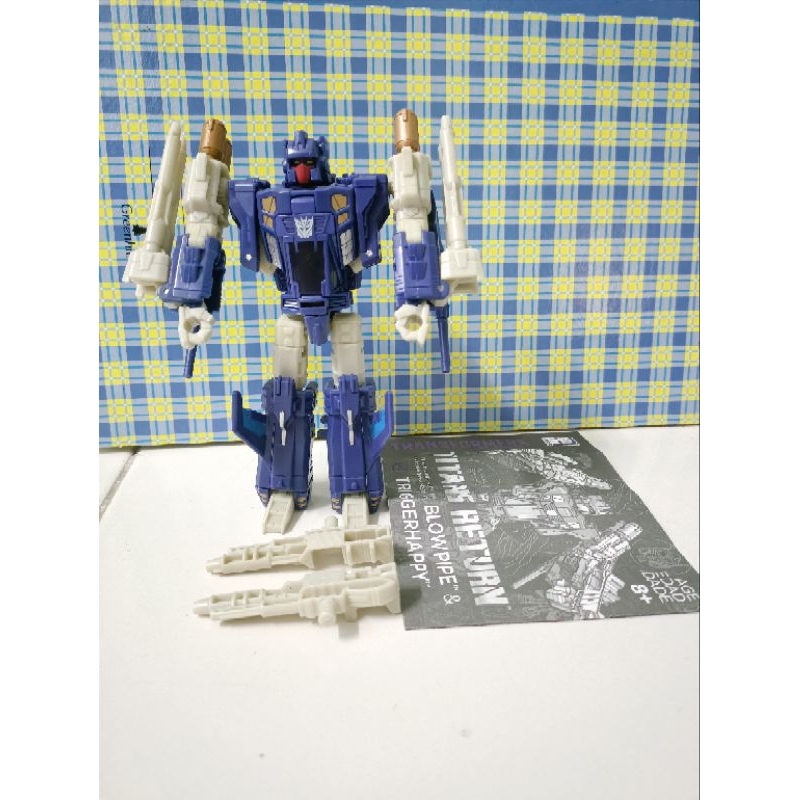 Hasbro Transformers Titan Return Deluxe Class BLOWPIPE TRIGGERHAPPY ...
