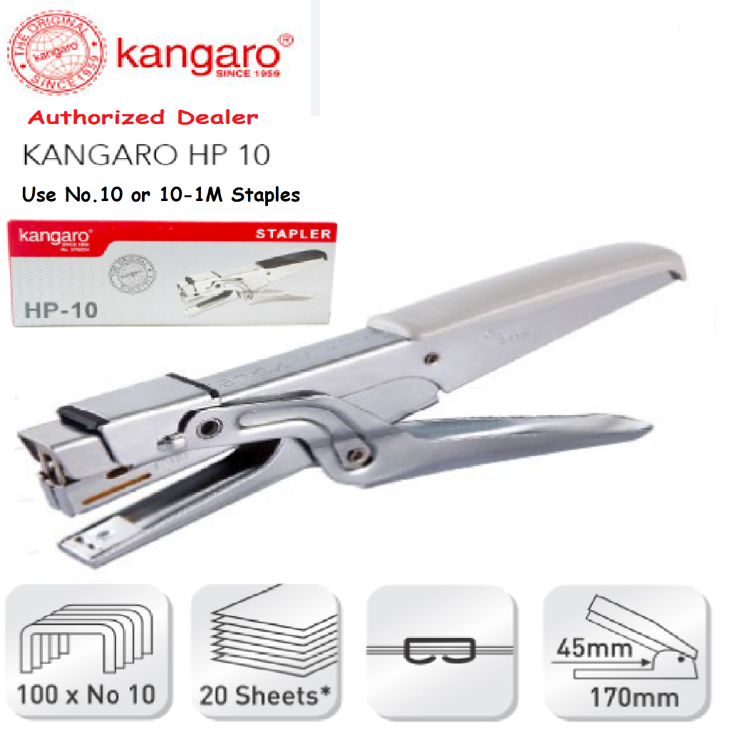 **ORIGINAL** Kangaro HP-10 – Staplers Gun Plier (use No. 10-1m Staples ...