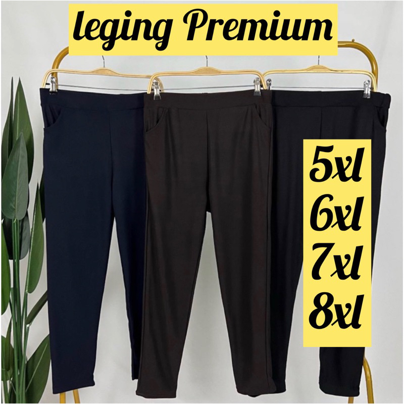 PLUSSIZE MURAH WOMEN MUSLIMAH LEGGING PREMIUM - NURULPLUSSIZE | Shopee ...