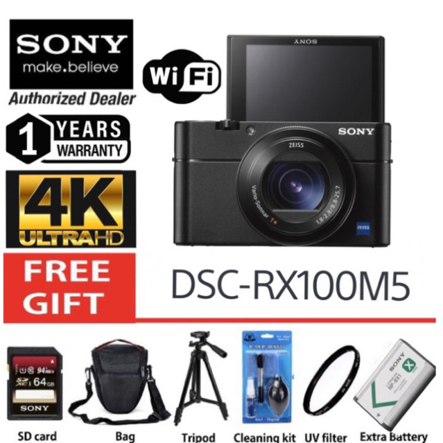 Sony DSC-RX100 MARK 5 MARK V F/1.8-2.8 4K Video & S-Log2 Gamma 315 ...