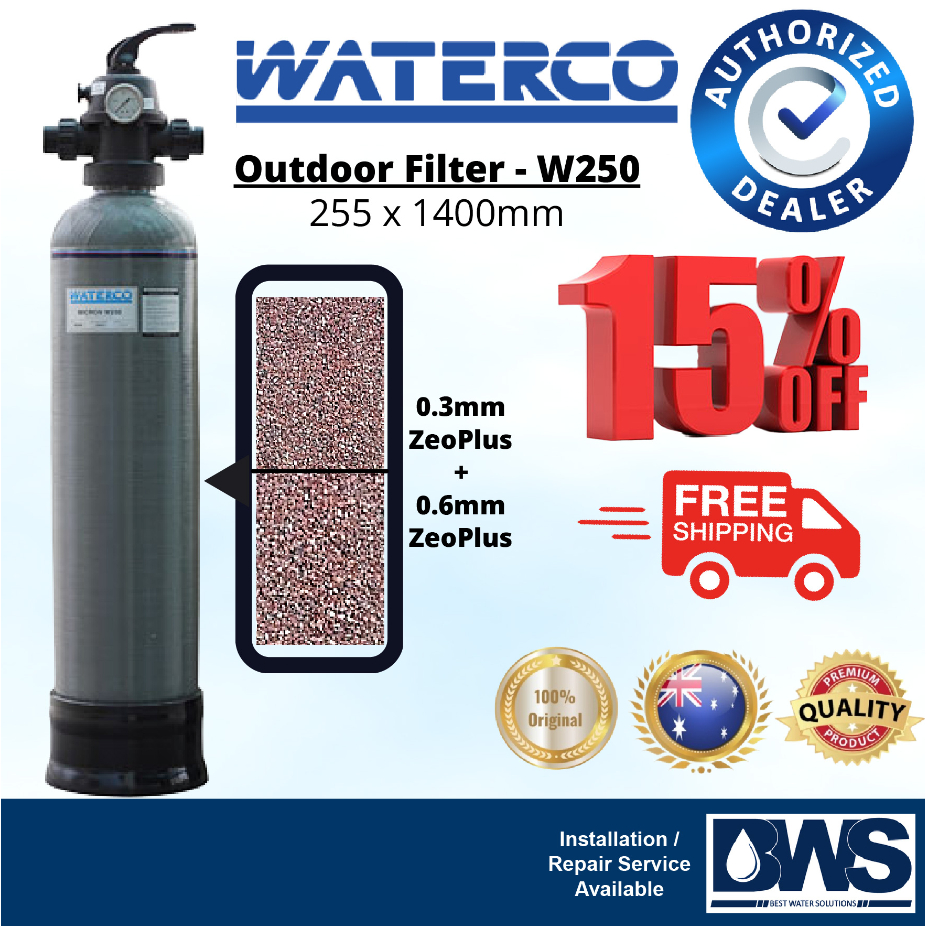 WATERCO OUTDOOR WATER FILTER - WATERCO W250 OUTDOOR SAND FILTER WITH ...