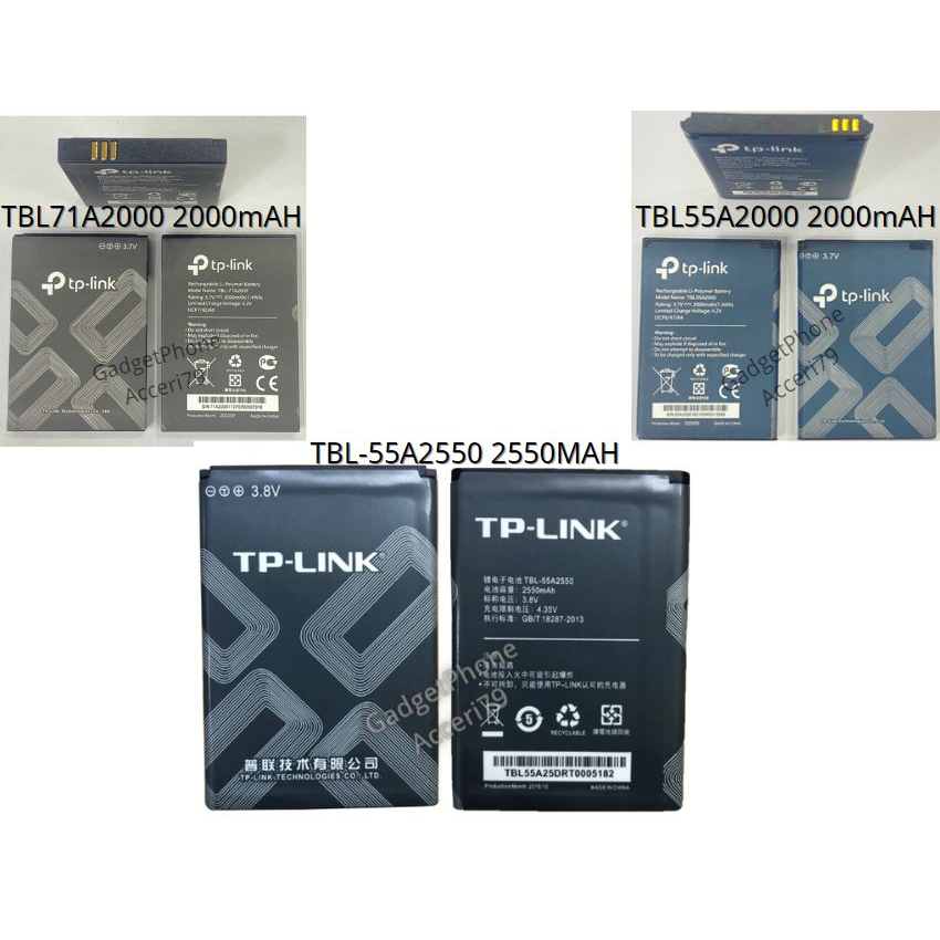 Tp-Link M7350 TL-TR961 2500L TBL-55A2550 TBL71A2000 2000mah TBL55A2000 ...