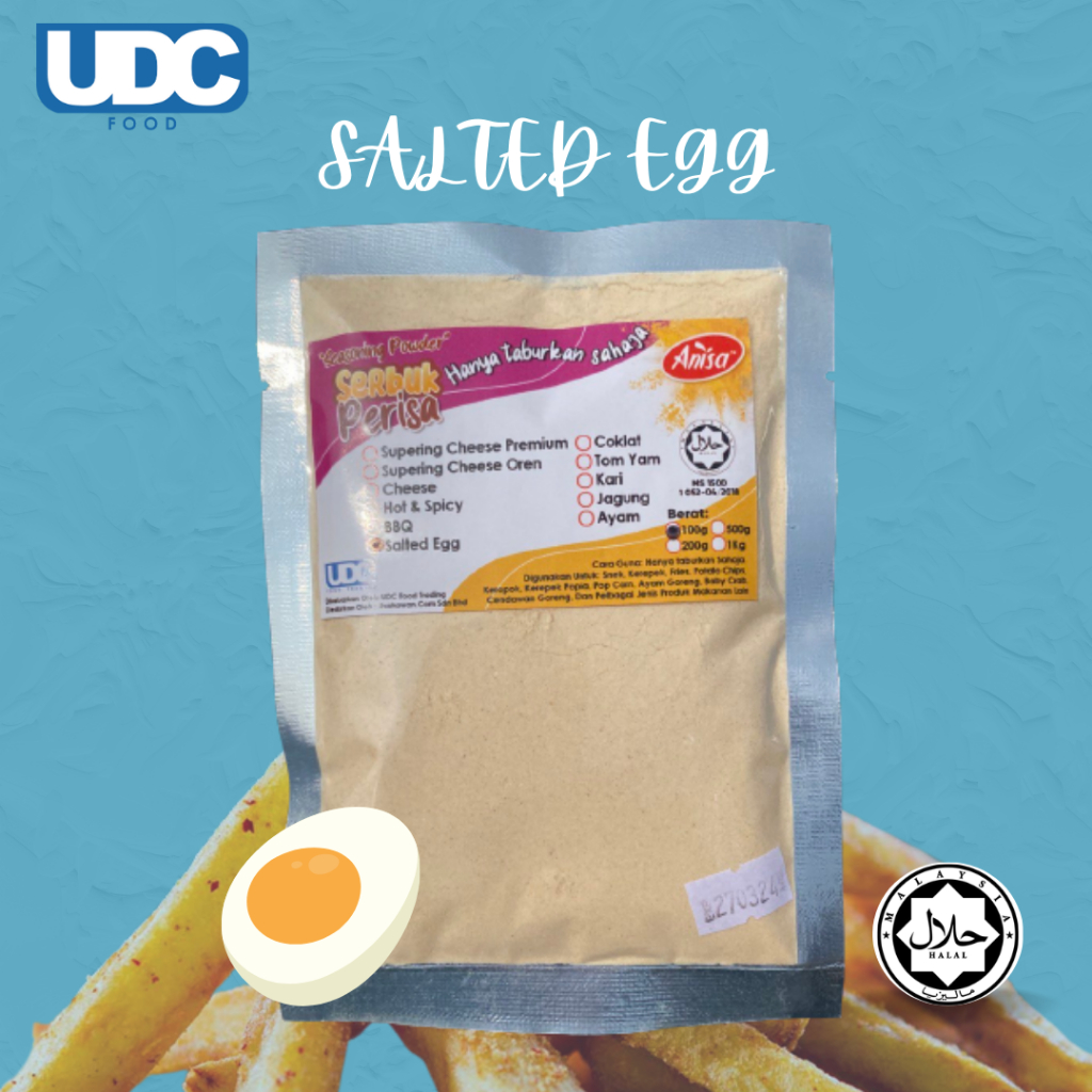 SERBUK PERISA SALTED EGG SEASONING POWDER HALAL SEDAP HANYA TABUR ...