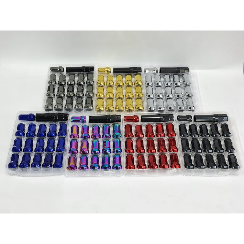 Nissan Suzuki Subaru Steel Wheel Nut Tyre Nut, Nut Besi, Tyre Nut Short ...
