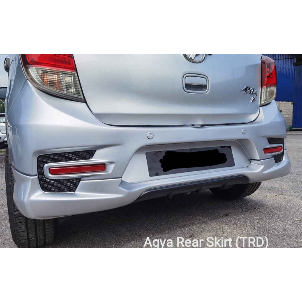 Perodua Axia 1st Generation 2017 Agya Style TRD Skirting Body Kit ABS ...