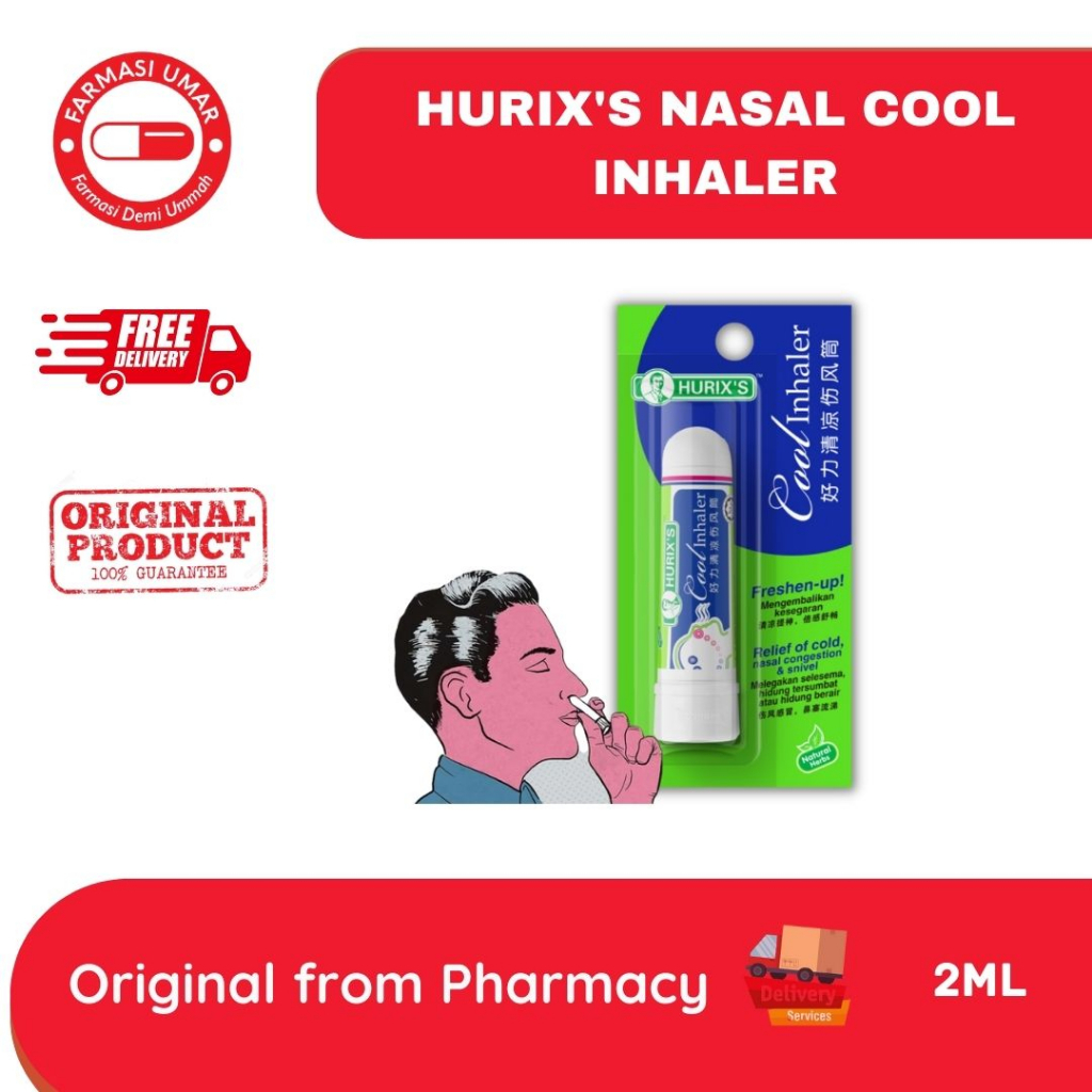 HURIX'S COOL NASAL INHALER 2ML | Shopee Malaysia