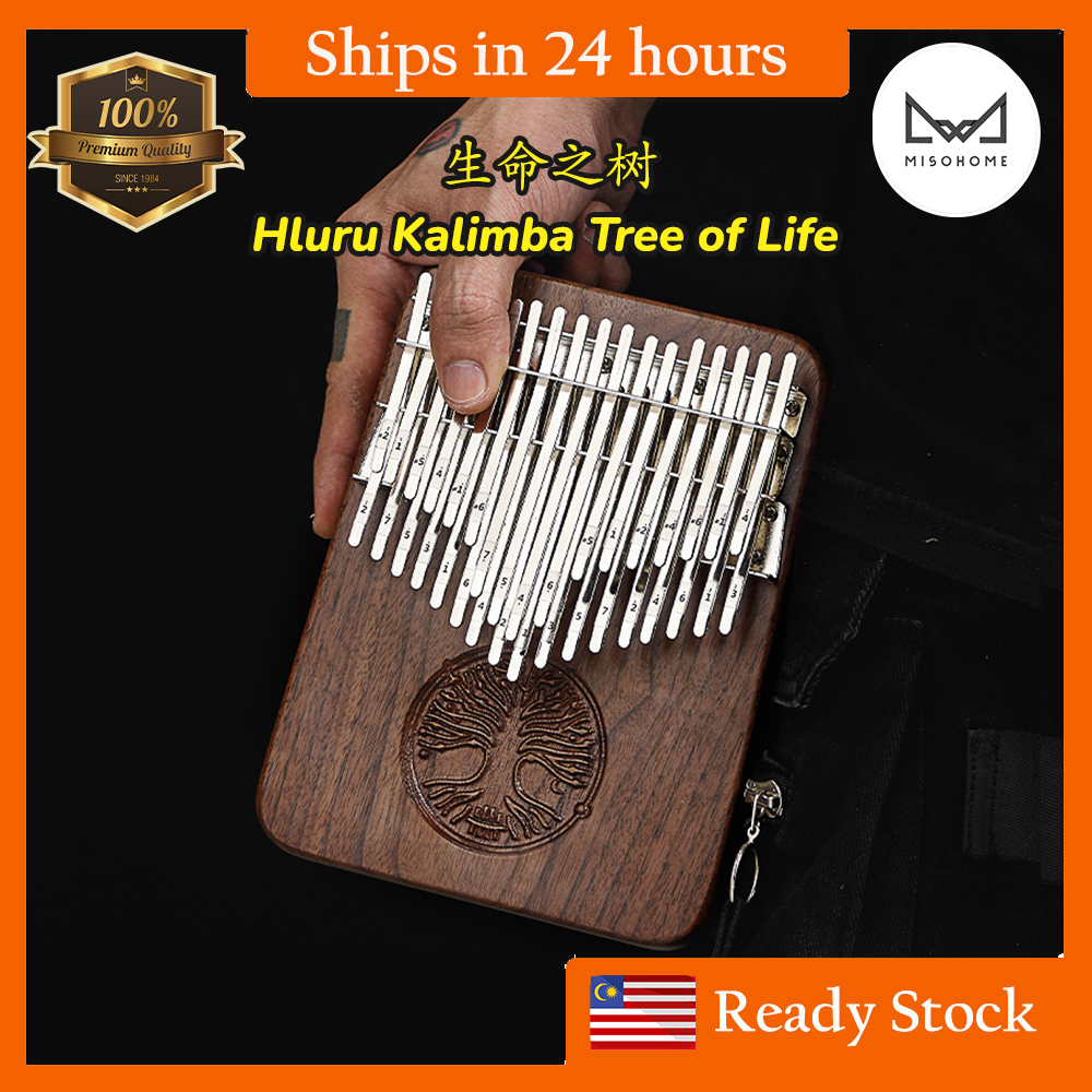 HLURU Life of Tree 24 keys 34 keys 38 keys kalimba thumb piano 鲁儒生命之树24 ...
