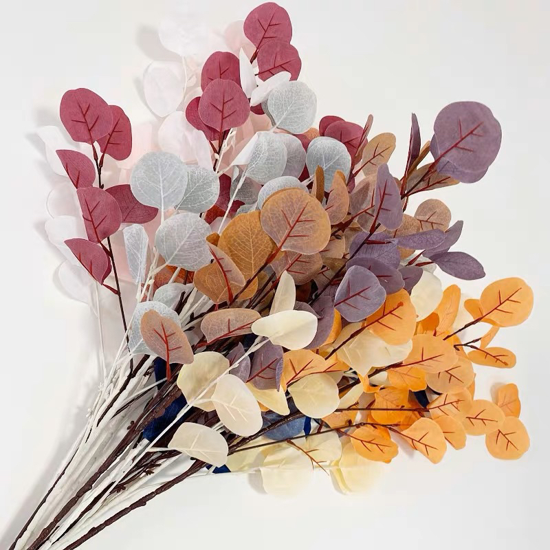 Artificial Big Apple Leaf Daun Epal Besar Hiasan Daun Deco Money Leaf ...