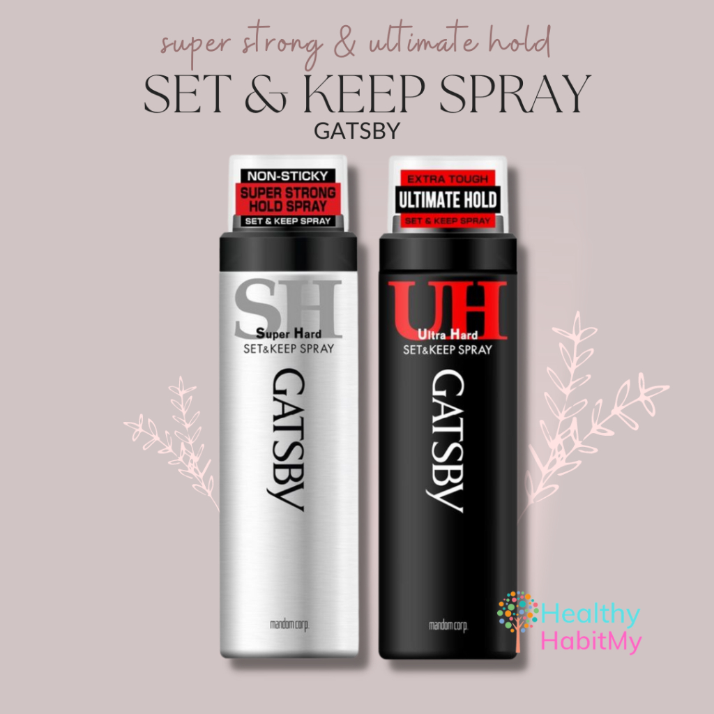 GATSBY Set & Keep Spray 180g Ultra Hard Spray | Gatsby Super Hard Spray ...