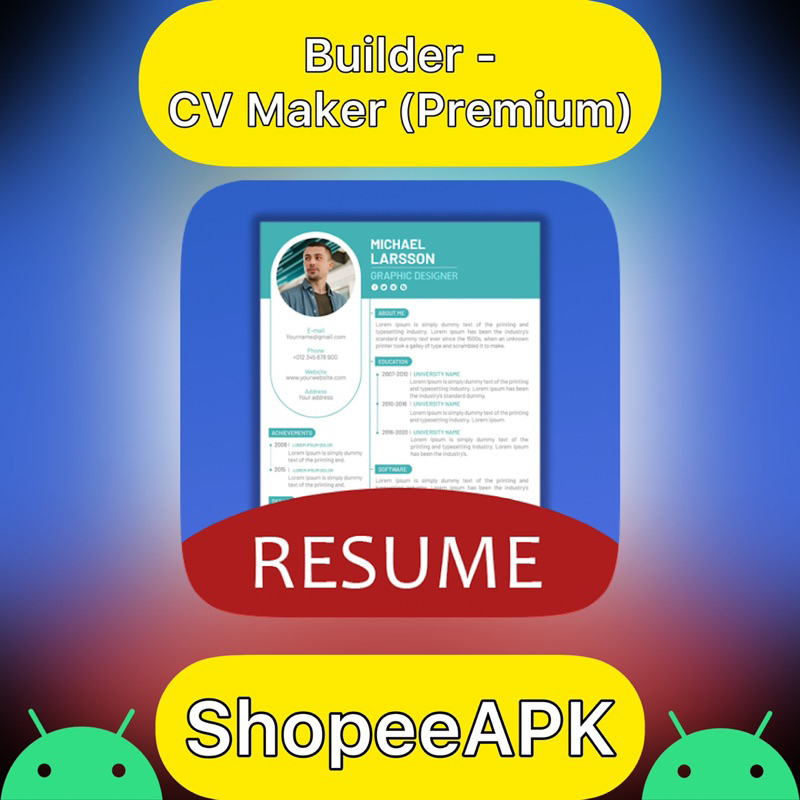 {LIFETIME} Resume Builder - CV Maker (Premium) [READ DESCRIPTION FIRST] | Shopee Malaysia