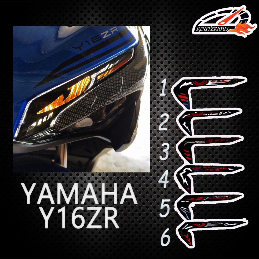 STICKER MATA LAMPU YAMAHA Y16ZR (Kiri/kanan) | Shopee Malaysia