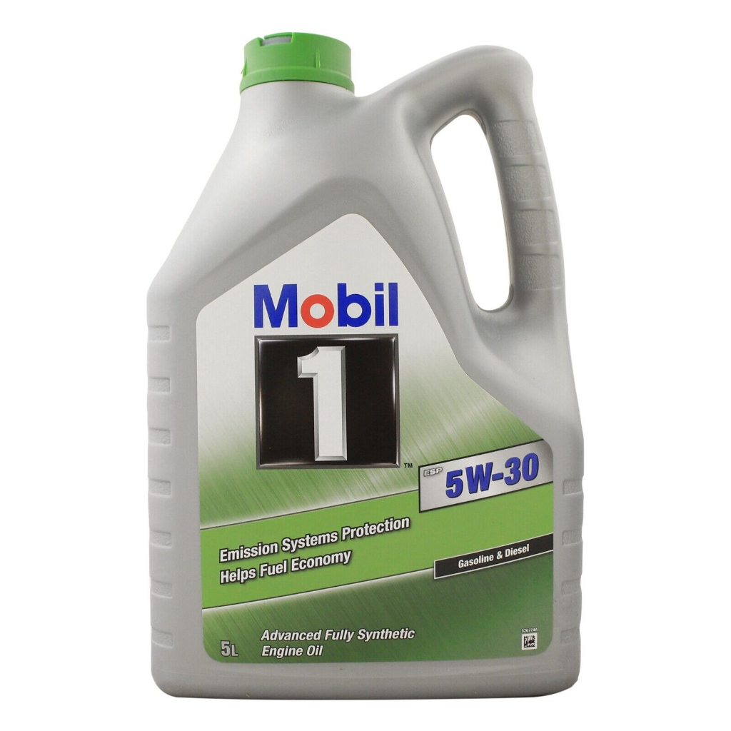 5W-30 MOBIL 1 ESP 5W30 SN C2/C3 Fully Synthetic Engine Oil (5L) Dexos ...