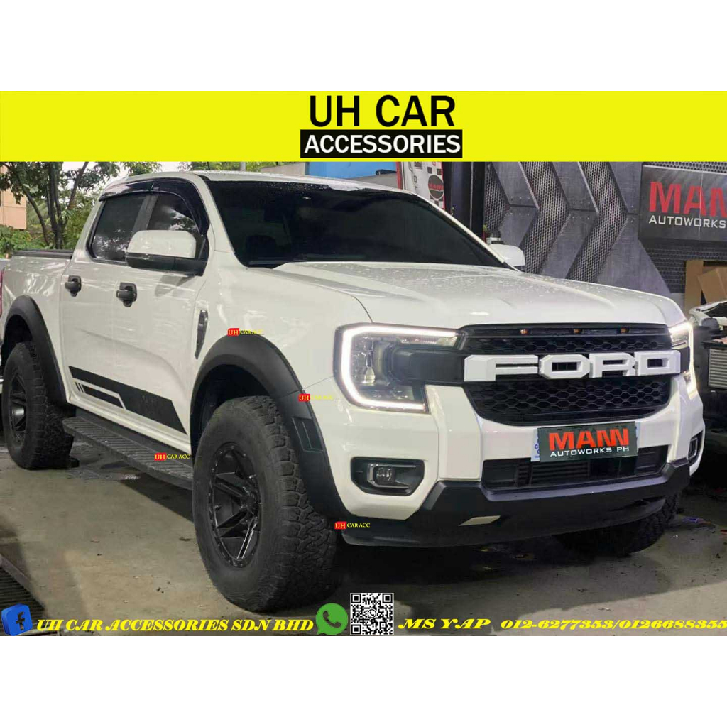 FORD RANGER T9 2022 2023 RAPTOR DESIGN PP FENDER ARCH FLARE FLARES ...