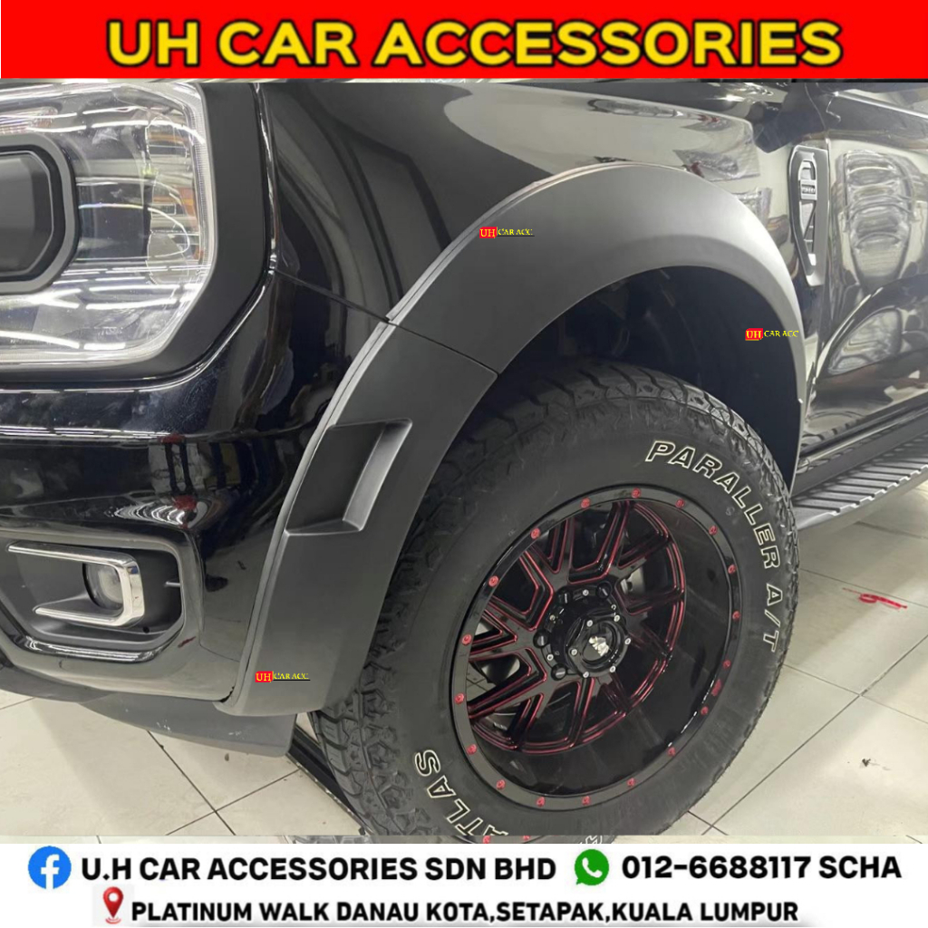 FORD RANGER T9 2022 2023 RAPTOR DESIGN PP FENDER ARCH FLARE FLARES ...