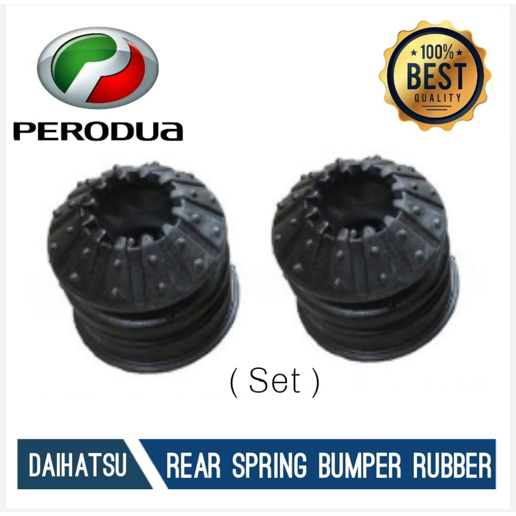 PERODUA Rear Spring Bumper Rubber Set for Perodua Myvi 2005 / Viva ...