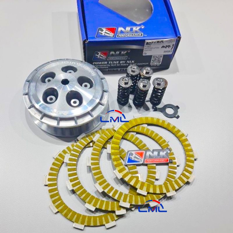 NLK Hyper Clutch With Cutch Plate FCC Y15 LC4S LC5S SRL115FI RS150 | Shopee Malaysia