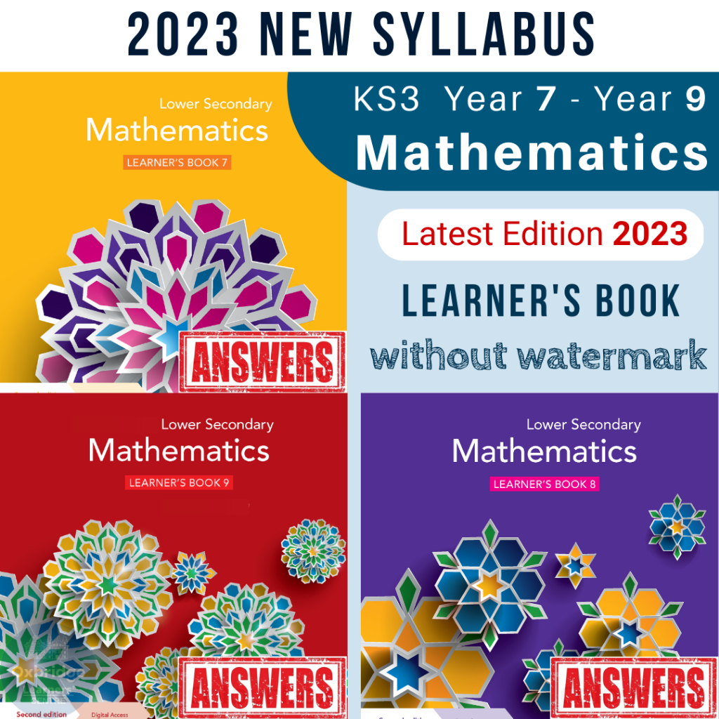 S5 Latest Cambridge Lower Secondary Math Learner's Book Year 7 - 9 ...