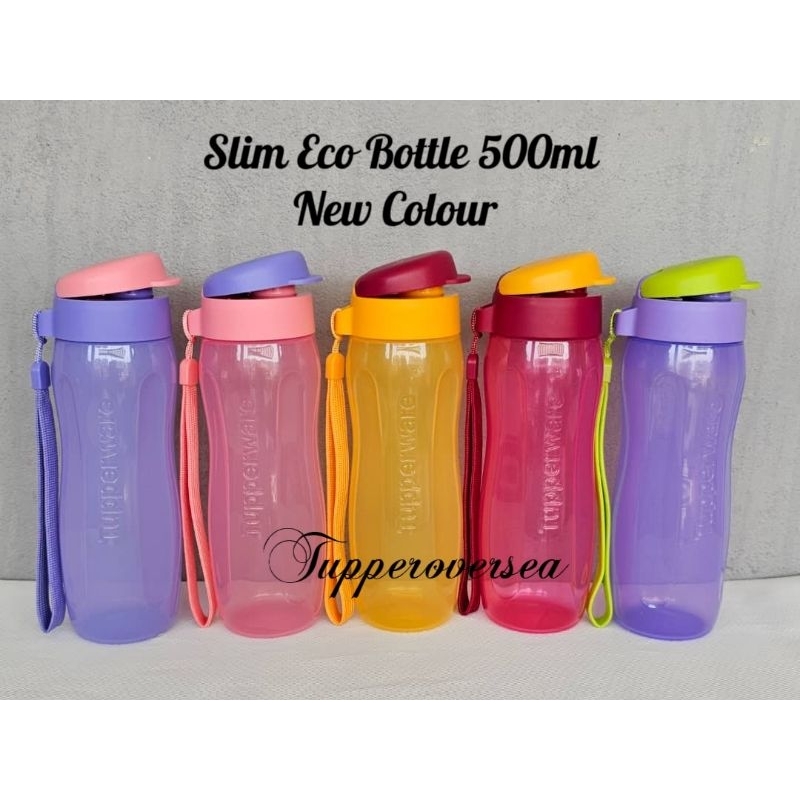 Tupperware Slim Eco Bottle 500ml With Flip Top (1) | Shopee Malaysia