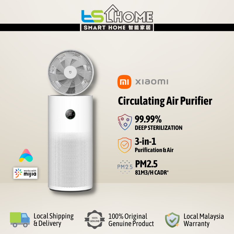 Xiaomi Smart Circulating Air Purifier 8m Circulating Air Supply Triple ...
