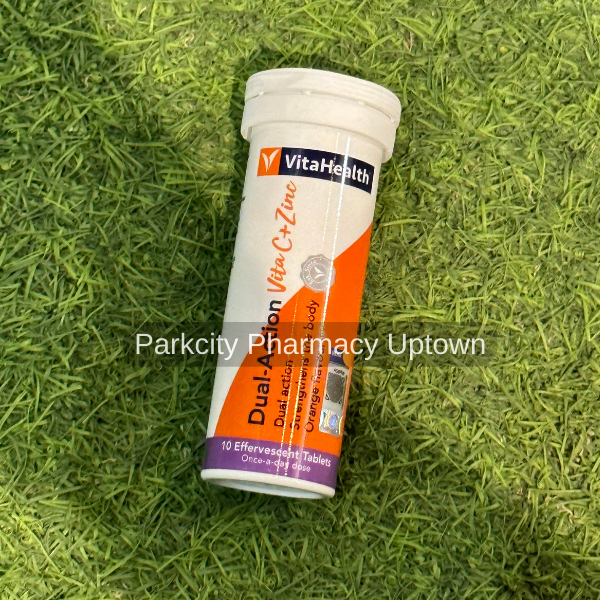 Expiry: 12/2024 Vitahealth Dual Action Vita C + Zinc Orange Flavour ...