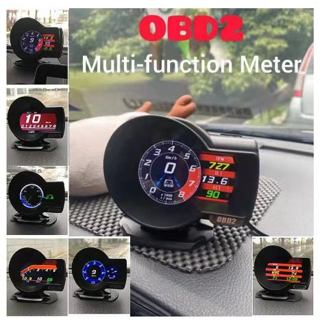 🇲🇾Ready Stock🇲🇾OBD METER OBD2 display gps Smart Gauge Speedometer Car ...