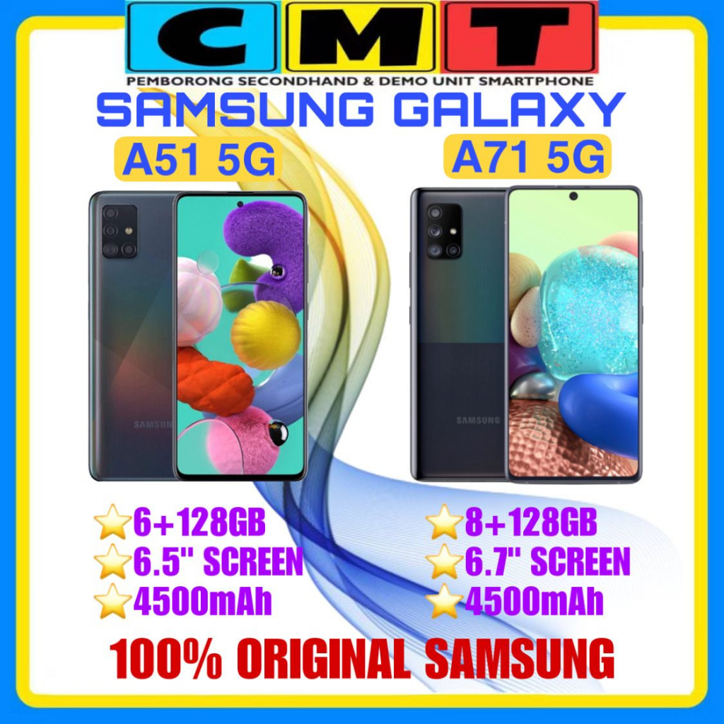 [READY STOCK] SAMSUNG GALAXY A51 5G, A71 5G (6+128GB) (100% ORIGINAL ...