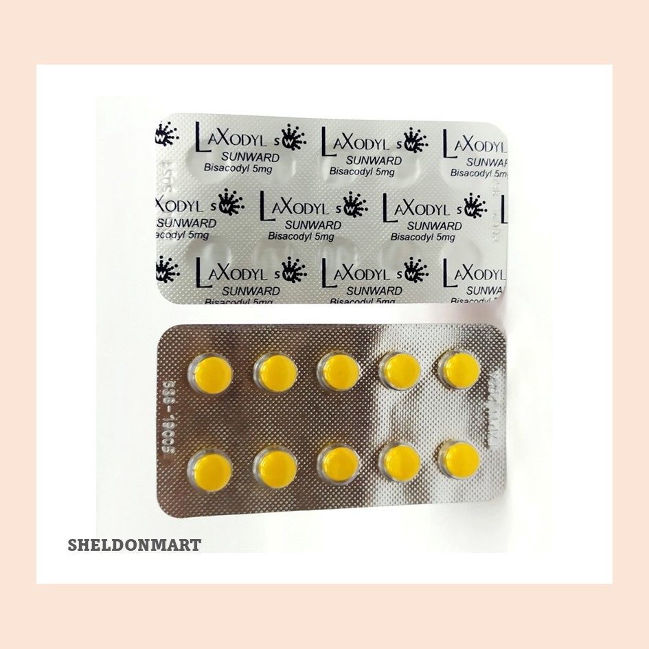 [EXP:06/2027] LAXODYL TABLET 5MG (SAME AS DULCOLAX TAB) SEMBELIT 10's ...