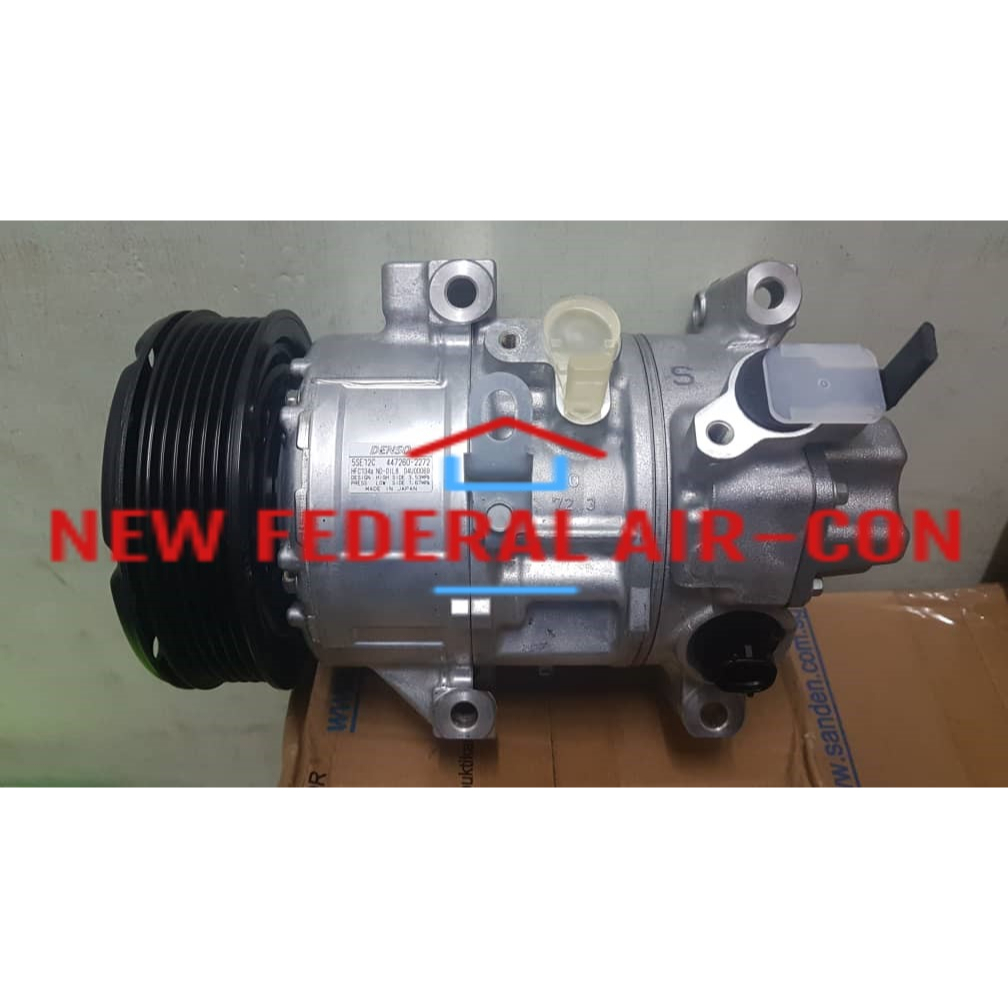 (ORIGINAL) DENSO TOYOTA WISH YEAR 2003 ZNE10 1.8CC/1.8 5SE12C 6PK ...