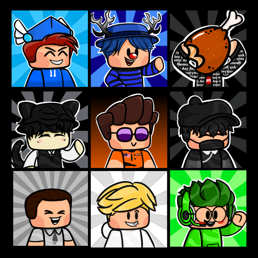Custom Roblox Art for profile picture | Shopee Malaysia
