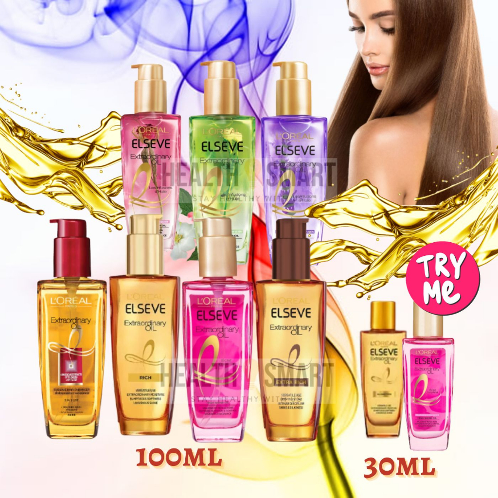 LOreal Paris Elseve Extraordinary Oil 100ml /L'Oréal Elseve Hair Oil ...