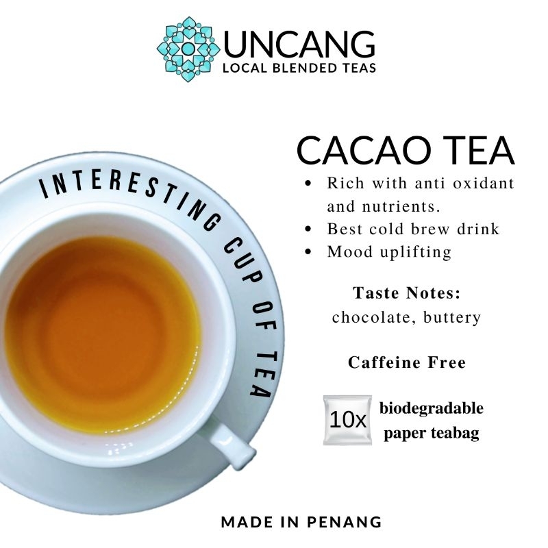 Cacao Husk Tea in Pouch (10 teabags) | Shopee Malaysia