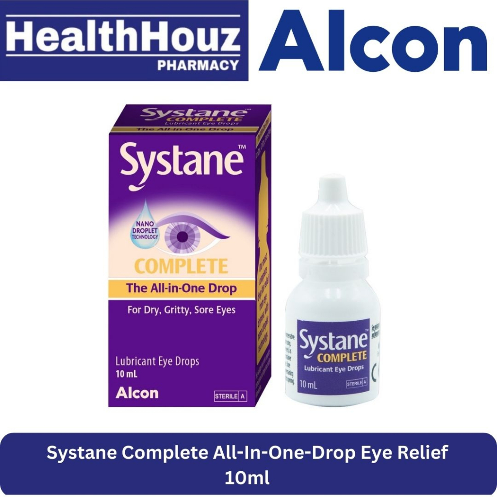 ALCON Systane Complete All-In-One Drop Dry Eye Relief - 10ml | Shopee ...