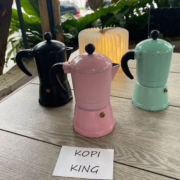 Moka Pot Colorful Arabic Cute Moka Cofee Pot Filter Kopi Boilder ...