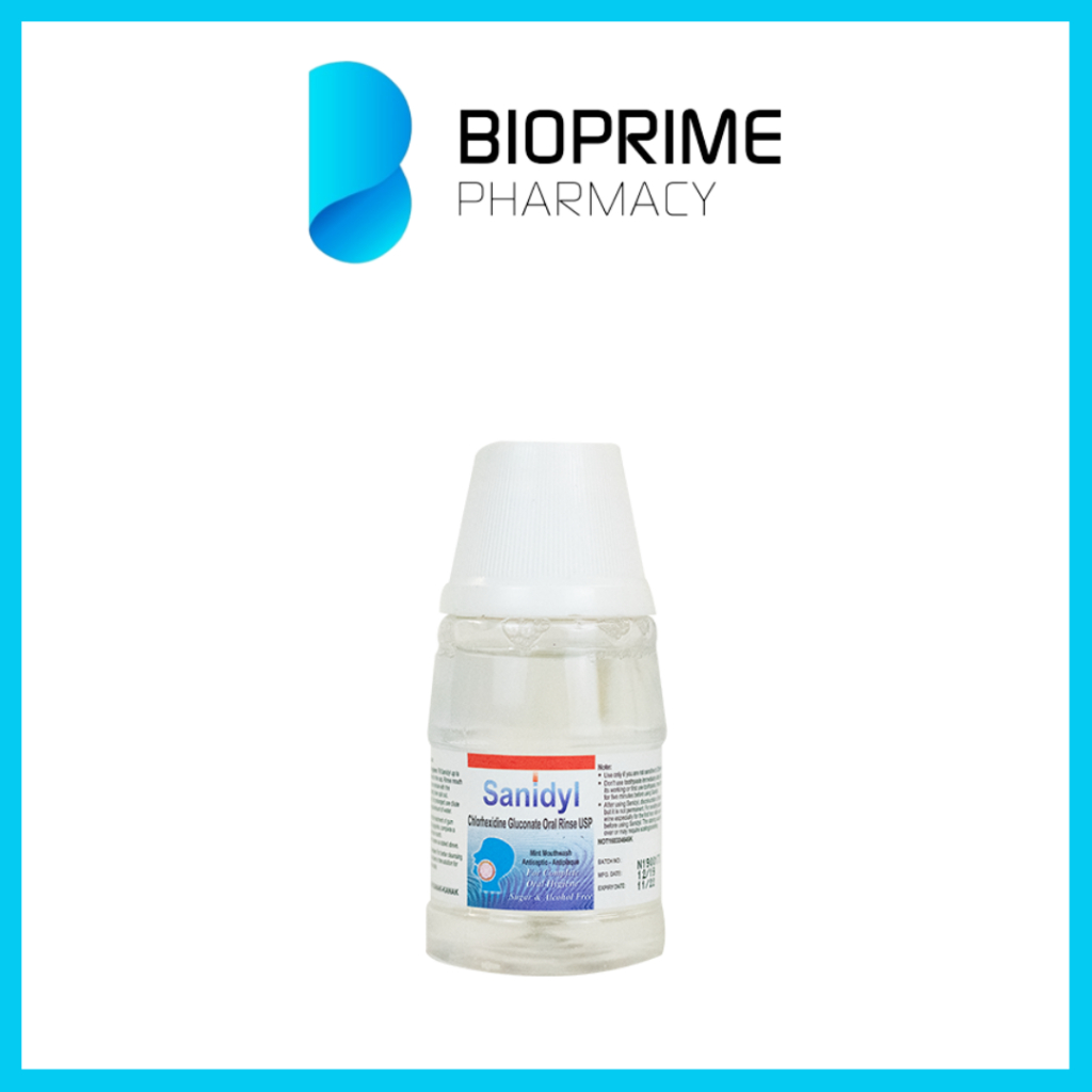 Sanidyl Antibacterial Mouth Rinse 80ml | Sugar & Alcohol Free | Shopee ...