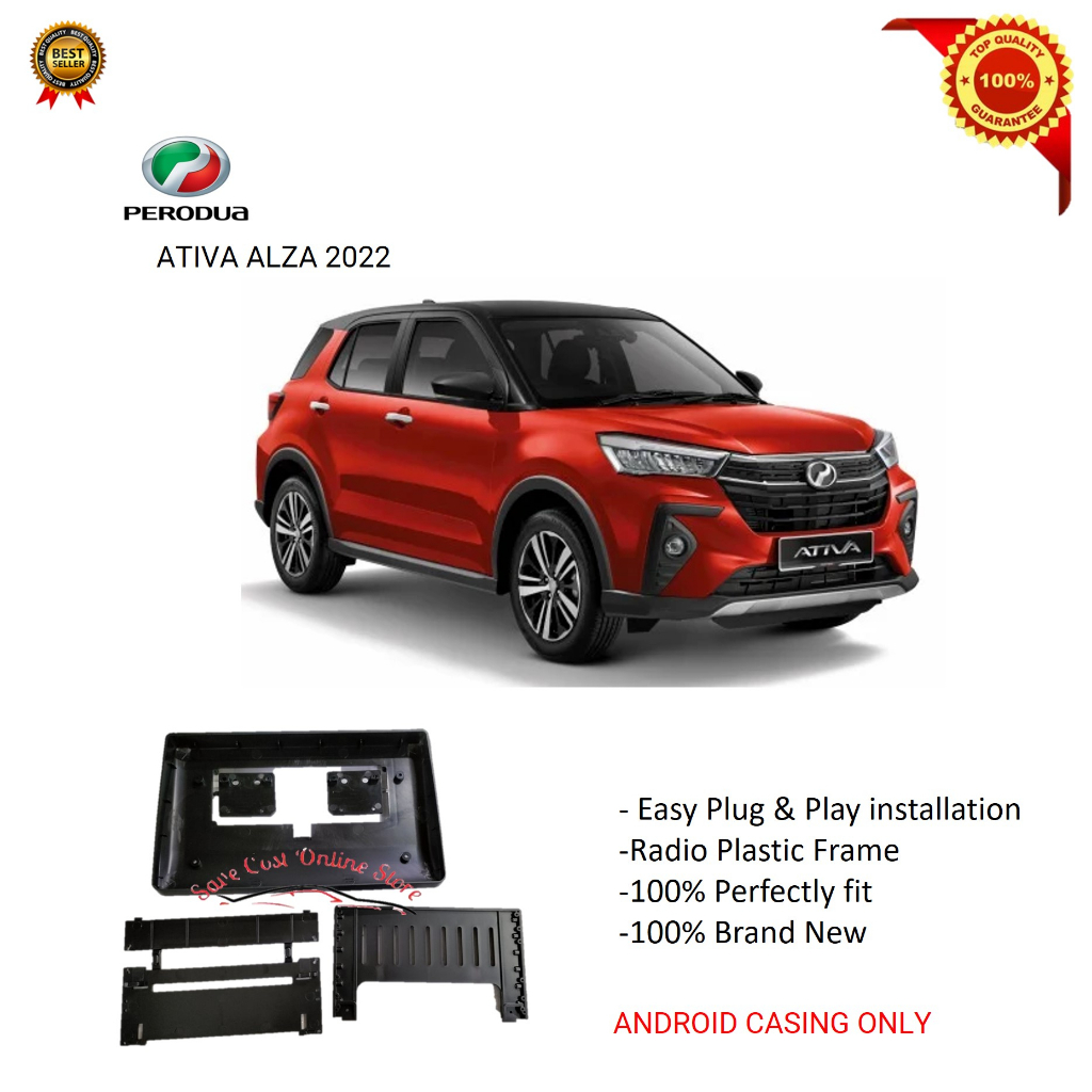 PERODUA ATIVA 2021 / ALZA 2022 / AXIA 2023 (SLIM) 10 INCH ANDROID ...