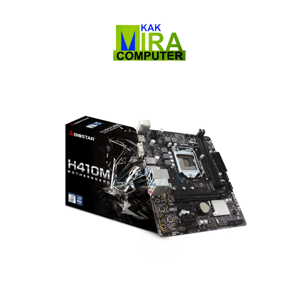 Biostar Motherboard H410MH | Shopee Malaysia