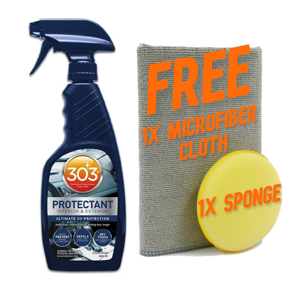 303 Automotive Protectant 16 oz / 473 ml - Non-Greasy - Matte Finish ...