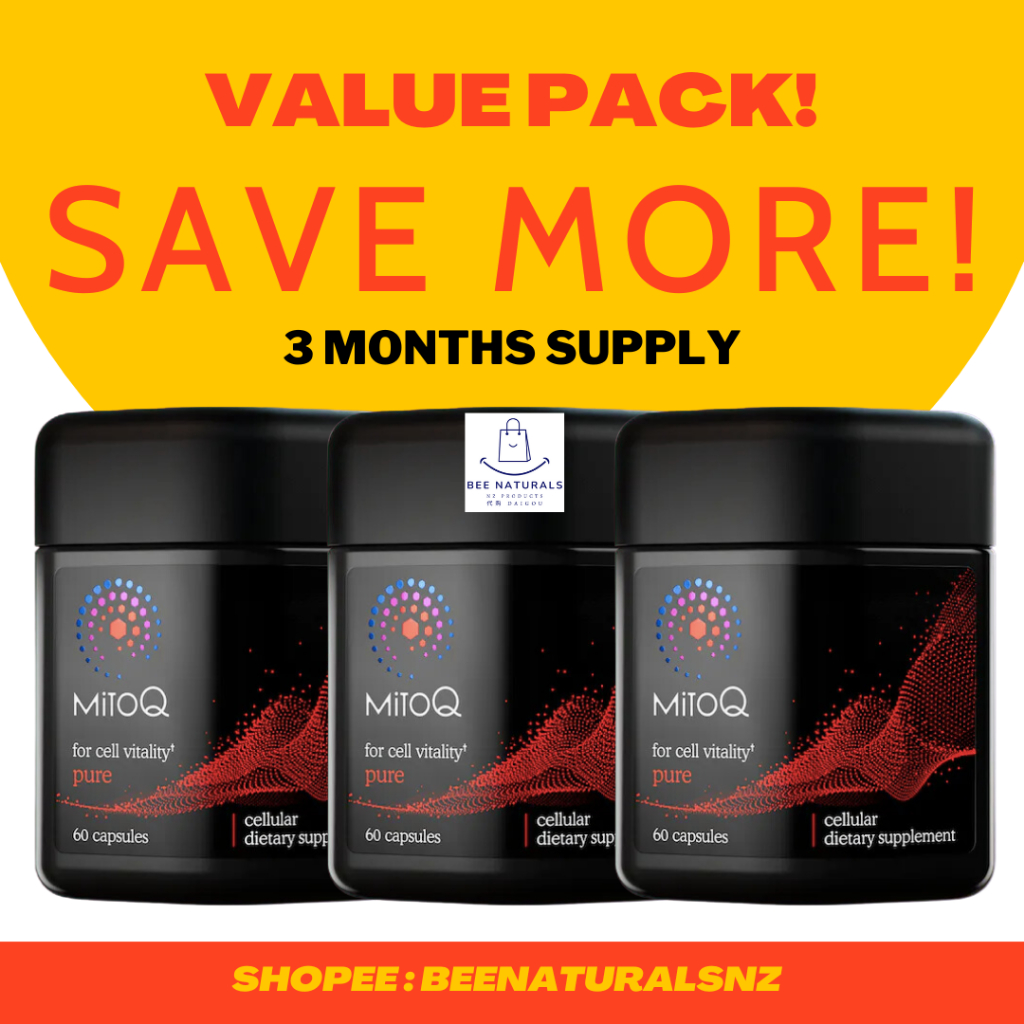 [100% authentic] MitoQ Pure 5mg Antioxidant (3 or 6 packs) | Shopee ...